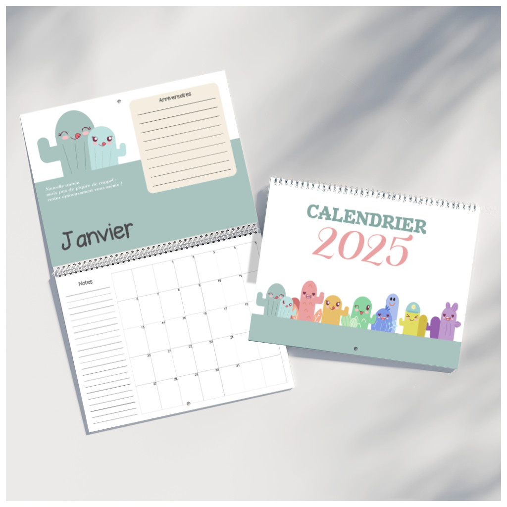 Calendriers 2025 pour Studio-Scrap
