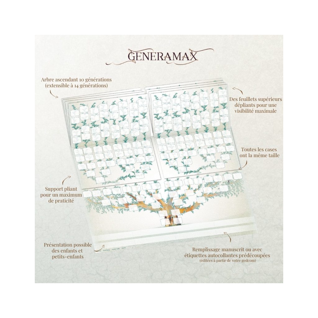 Generamax - arbre généalogique vierge